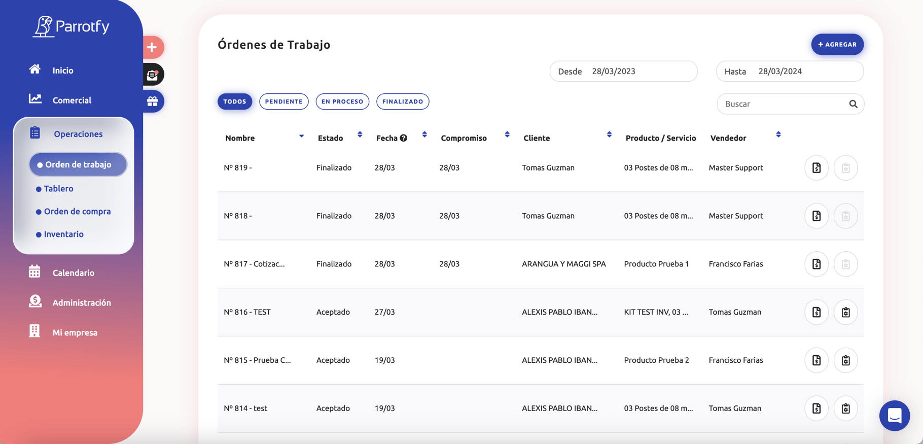 Desarrollos Parrotfy 1- 2024